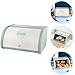 Amazon.com: Bread Bin Roll Top Bread Box Metal Bread Case Bread Storage ...