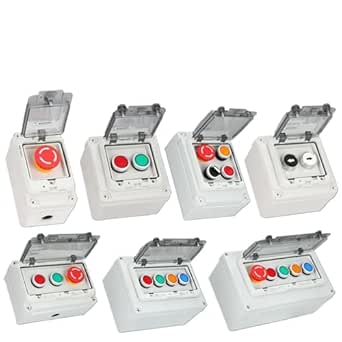 Amazon.com: Outdoor Waterproof Button Control Switch Box Emergency Stop ...