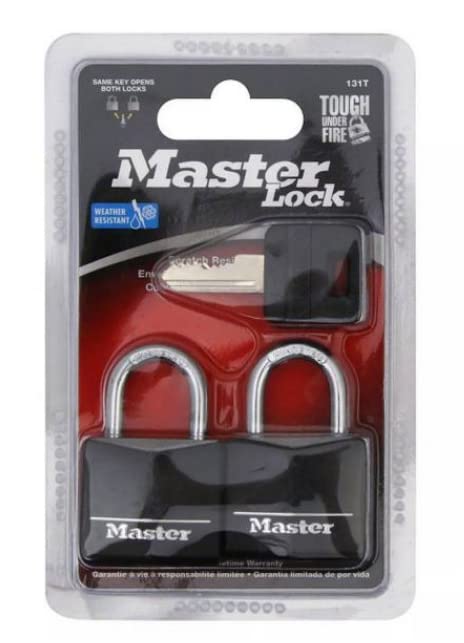 Master Lock 131T 1-3/16 Covered Brass Steel Shackle Padlock : Amazon.in ...