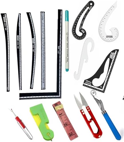 Artonezt Tailoring Stitching Black Fashion Designing Scale Kit Pattern ...