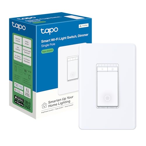TP-Link Tapo Matter Smart Dimmer Switch: Voice Control w/Siri, Alexa ...