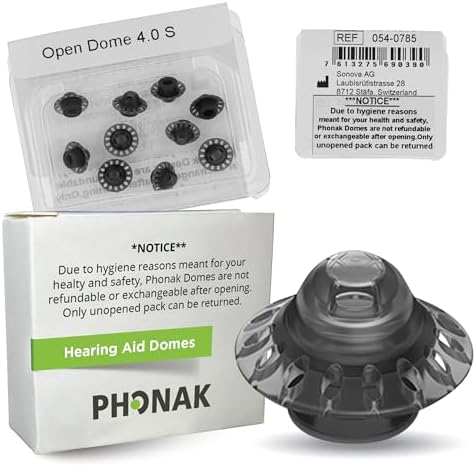 Amazon.com: Phonak Vented 4.0 Dome Medium (0.35 inch=9mm) 10 Domes ...