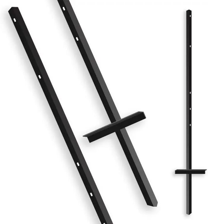 Amazon.com : 4 FT METAL STEEL GROUND STAKE for YARD SIGNS STEP STAKE ...