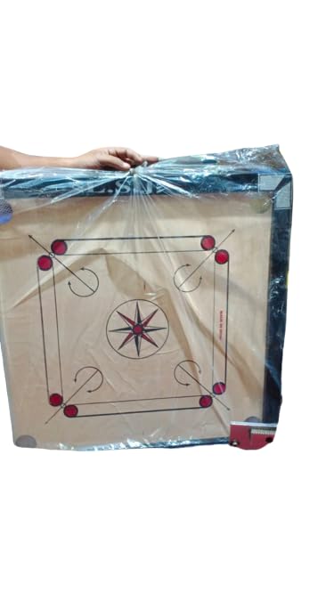 Buy Elegant Edge Carrom Board with Acrylic Carrom Coin + Striker Online ...