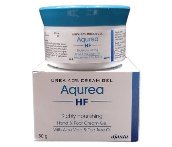Aqurea HF Cream Gel, 50g Cream For Dry Skin | Urea Cream with Natural ...