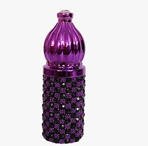 TOPPINGS 1pc Glass Roll On Purple Bottles With Royal Purple Cap,Fancy Bottle, Empty Refillable ...