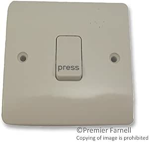 MK (ELECTRIC) Logic Plus 1 Gang 2 Way Light Switch : Amazon.co.uk: DIY ...