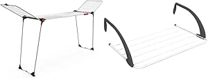 Vileda Infinity Flex Plus Extendable Clothes Airer, Indoor Clothes ...