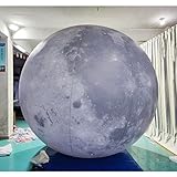Massive 10 Foot Illuminated Inflatable Moon Balloon