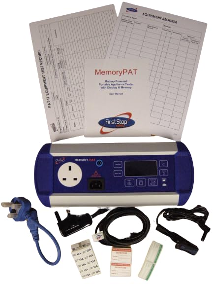 First Stop Safety MemoryPAT Tester with Display and PAT Testing ...