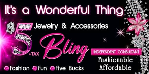 Amazon.com: BLING Sign Jewelry and accessories Design Banner Multi ...