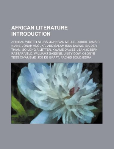 Amazon.co.jp: African Literature Introduction: African Writer Stubs ...