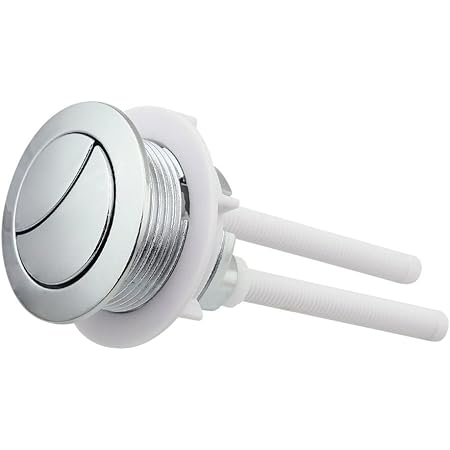 Belmonte Replaceable Round Dual Flush Push Button with 2 Bar for Lid ...