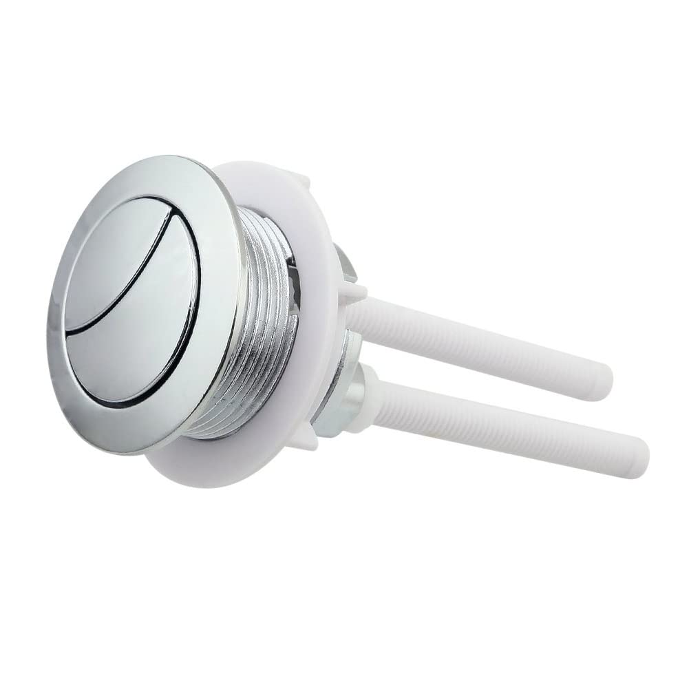 Quroly Toilet Dual Push Flush Round Head Button Tank Flushing 38 MM ...