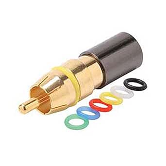 Amazon.com: STEREN RCA Compression Connector RG6 10 Pack Gold Male with ...