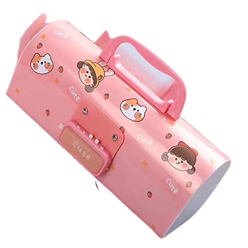 BLUEYARD Compass Box with Suitcase Style Password Lock Pencil Case ...