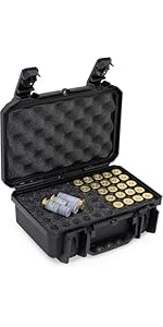Amazon.com: Evergreen 100 Pistol Round Bullet Locking Storage Case ...