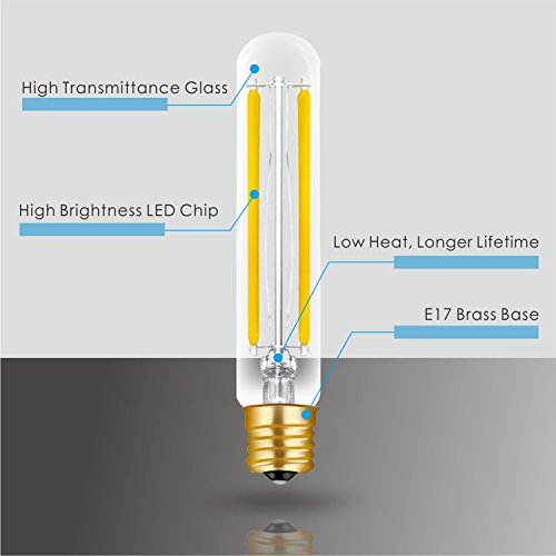Snapklik.com : Hizashi 4W LED T65 Tubular Filament Bulb E17 ...