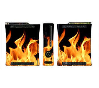 Amazon.com: Flame Skin for Xbox 360 Console : Video Games