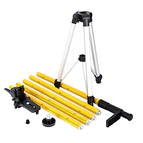 Snapklik.com : MUTOOP 12 Ft/37M Adjustable Laser Level Pole