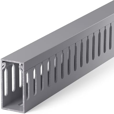 Amazon.com: ZhiYo H2in x W1in Server Rack Cable Management Raceway ...