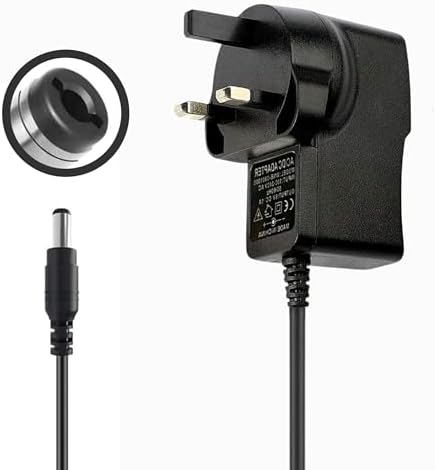 9V 1A Power Supply, AC to DC Powers Adapter 100-240V 50 60HZ Center ...