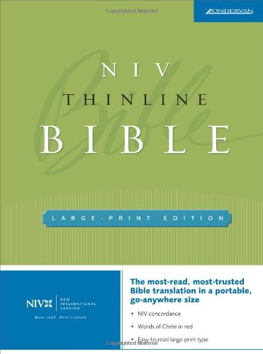 NIV Thinline Bible, Large Print (New International Version): Zondervan ...