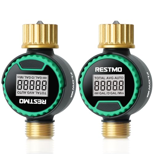 Snapklik.com : 2 Pack RESTMO Water Flow Meter