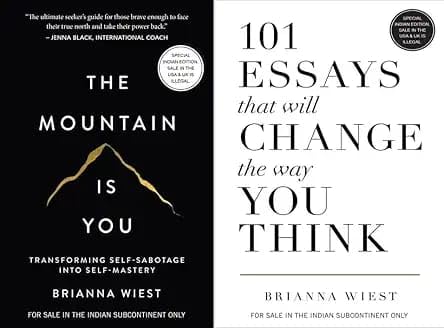 Buy The Mountain Is You + 101 Essays That Will Change the Way You Think ...