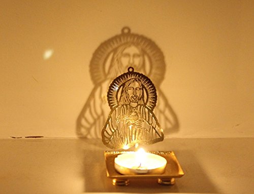 Buy SARVSIDDHI Jesus Christ Shadow T-Light/Diya Holder Diwali Festival ...