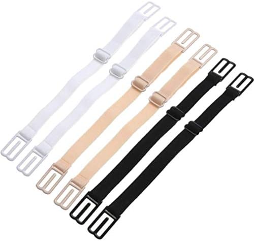 Onwon 6 Pieces Bra Strap Clips Elastic Adjustable Non-slip Strap Holder ...