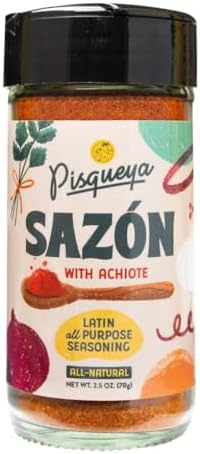 Amazon.com : Pisqueya Organic Sazon Seasoning with Achiote - All ...