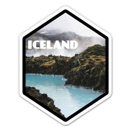 Amazon.com - Squiddy Iceland Bautiful - Vinyl Sticker Decal for Phone ...