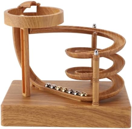 Kinetic Art Perpetual Motion Machine, Non Stop Rolling Ball Toy Science ...