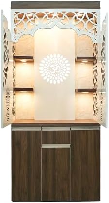 Alpine Willow Modular Temple 3X7 ft with Designer Doors I Temple for ...