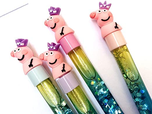 Lakshan Shopping Peppa Pig Toy Water Glitter Gel Pen Beautiful Designer ...