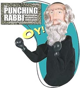 Amazon.com: Punching Rabbi Puppet - Boxing Rabbi Puppet - Fighting for ...