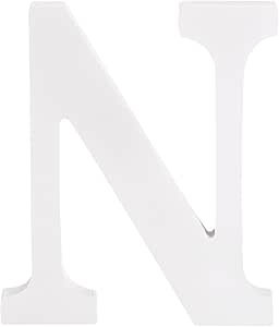 Amazon.com: Home Décor-White Wood Letters 3 Inch, Wood Letters for DIY ...