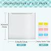 Amazon.com: Caydo 15 Slot Paper Organizer Storage, Wood Adjustable ...