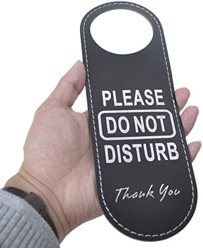 Aspire Panneau de Porte Pancarte Porte, Cuir Double Face s'il Vous ...