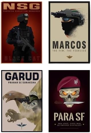 Camo Merch 4 Posters pack - Para SF Poster | Macros Poster | Garud ...