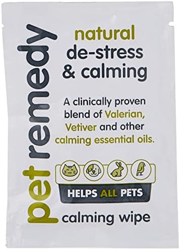 Pet Remedy Natural Calming Wipes pack of 12 : Amazon.co.uk: Pet Supplies