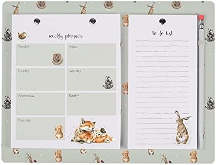Wrendale Designs - 'Woodlanders' Weekly Planner & To Do List : Amazon ...