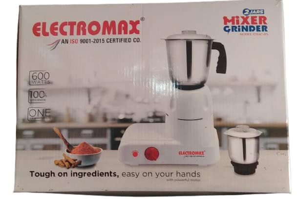 Durga Electronics ELECTROMAX Mixer Grinder (White,2JARS) : Amazon.in: Home & Kitchen