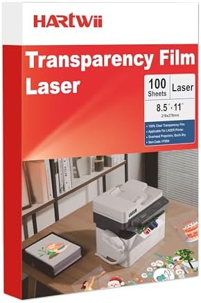 Amazon.com : Samsill Economy Transparent Printer Sheets, Projector Film ...