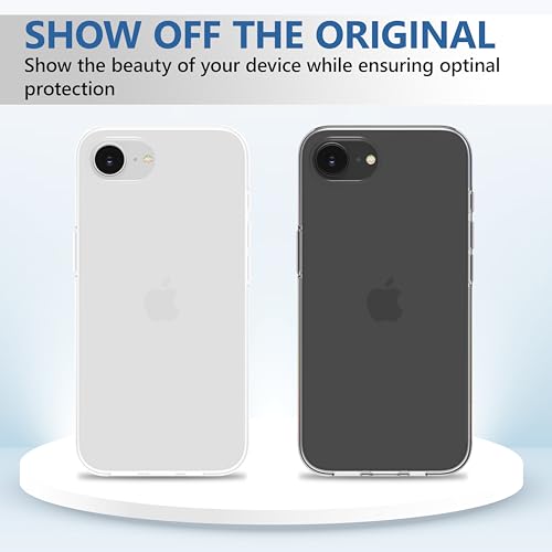 CEDO iPhone 16e Clear Case | Soft Flexible Slim-Fit | Full Body 360 ...
