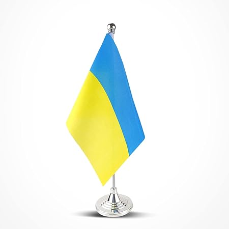 Amazon.com: US American & Ukraine Friendship Table Flag, American ...