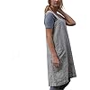Amazon.com: YESDOO Cotton Linen Apron Cross Back Apron for Women with ...