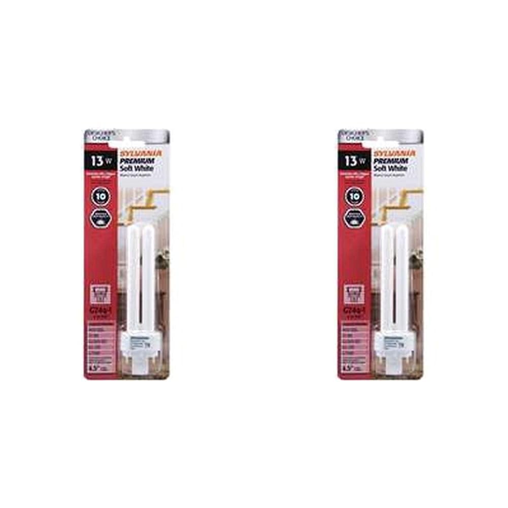 Sylvania 20942 - CF13DD/E/827/ECO/BL/1 Double Tube 4 Pin Base Compact ...