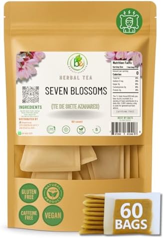 Amazon.com : 7 Siete Azahares Té (Seven Blossoms Tea) – 60 Tea Bags ...